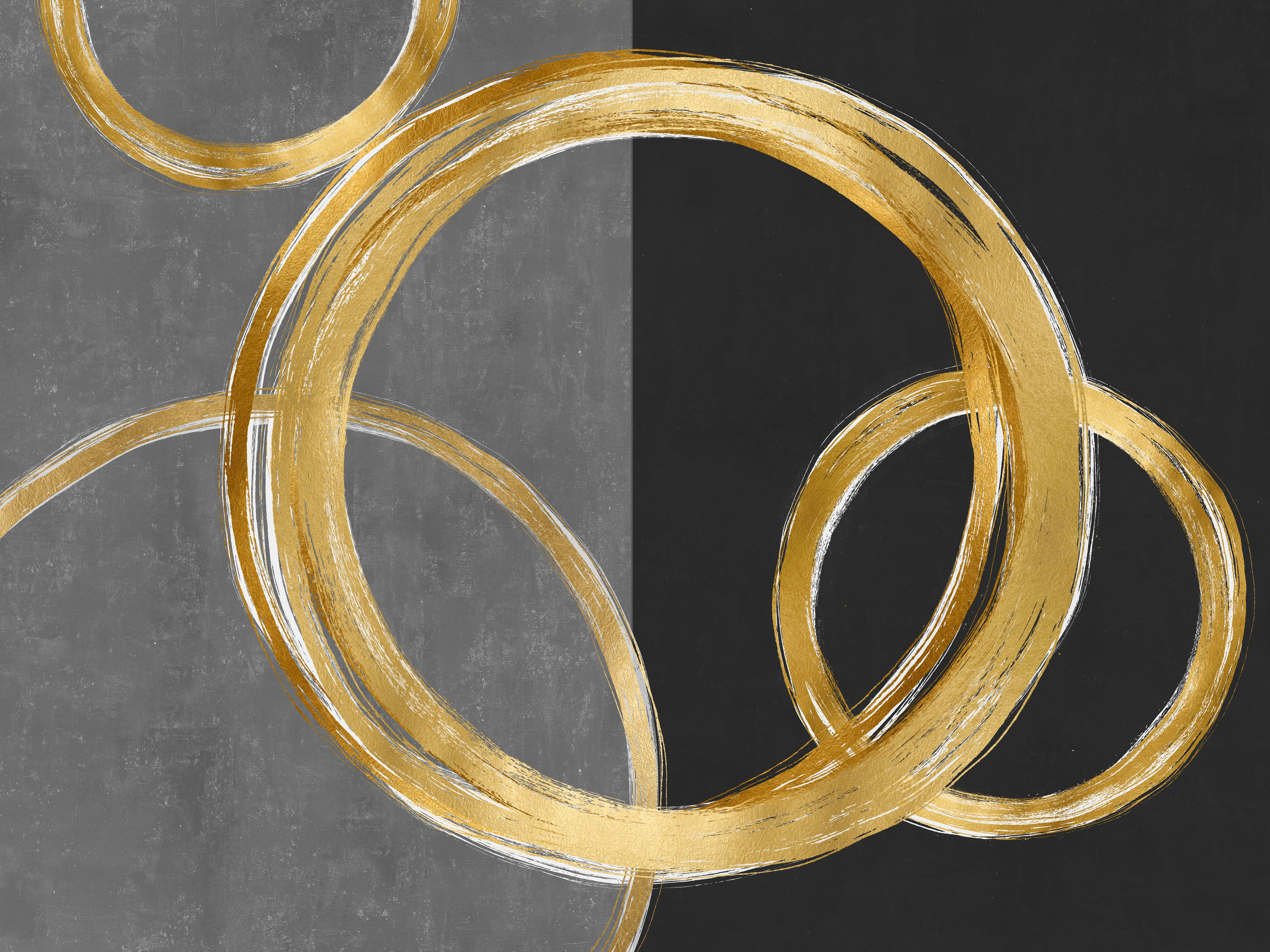 Wrought Studio Unity Gold On Black II - Wayfair Canada