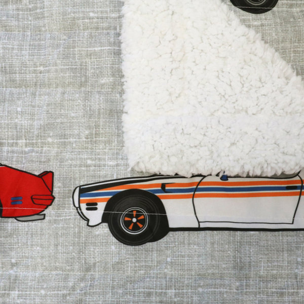 Lush Decor Race Cars Throw & Reviews | Wayfair