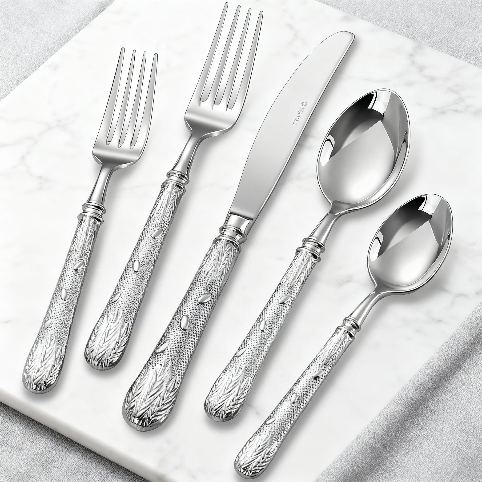 Bloomsbury Market Versailles 45-Piece Silverware Set For 8, 18/10 ...