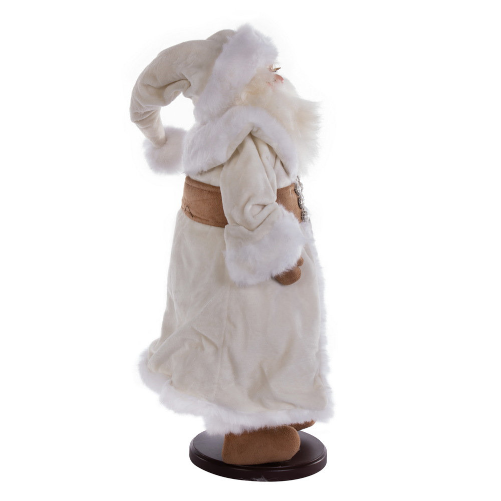 Vickerman 19" Happy Holly Daze Collection Santa Doll With Stand ...