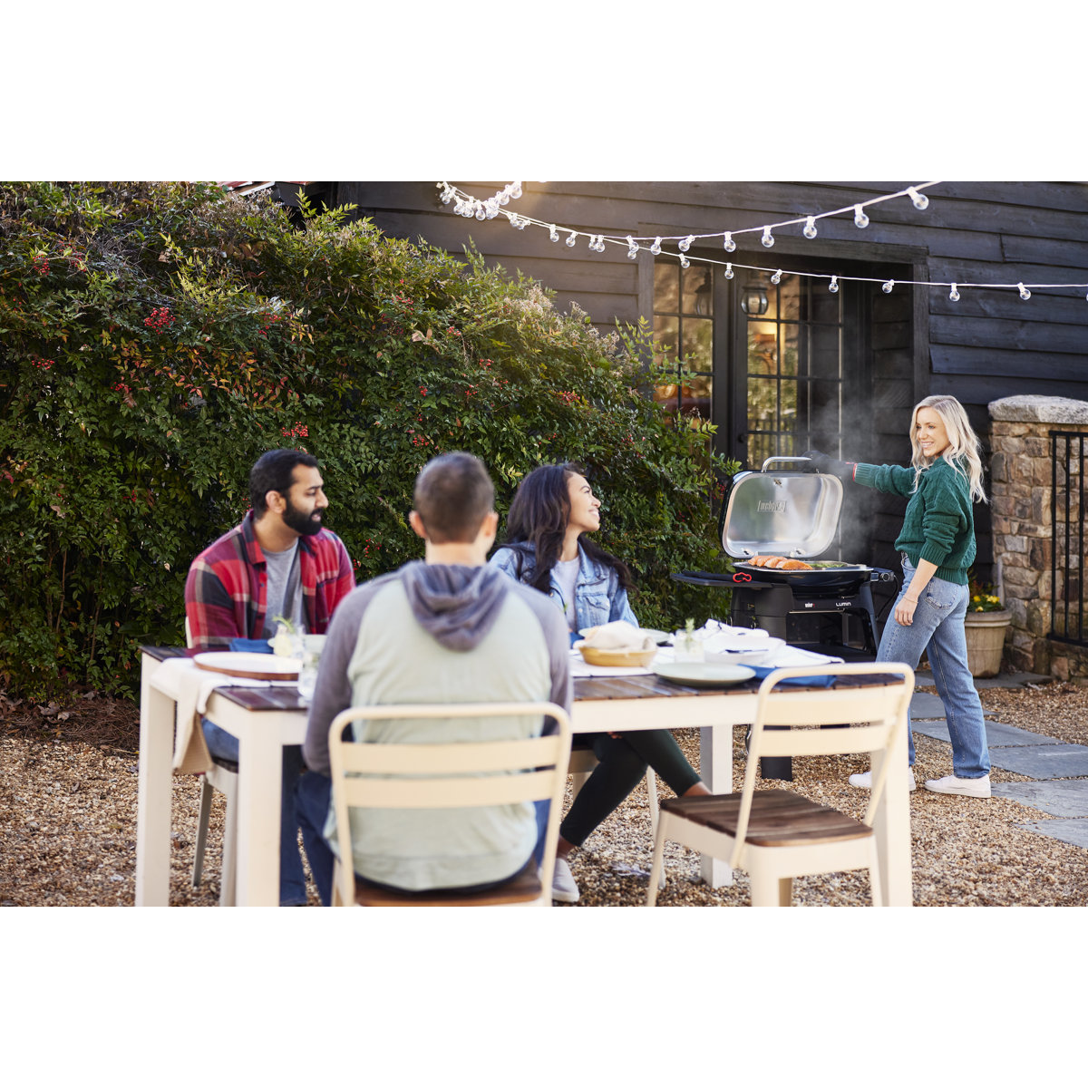 Weber 26'' W x 19'' D Portable Single Burner Countertop Electric Grill ...