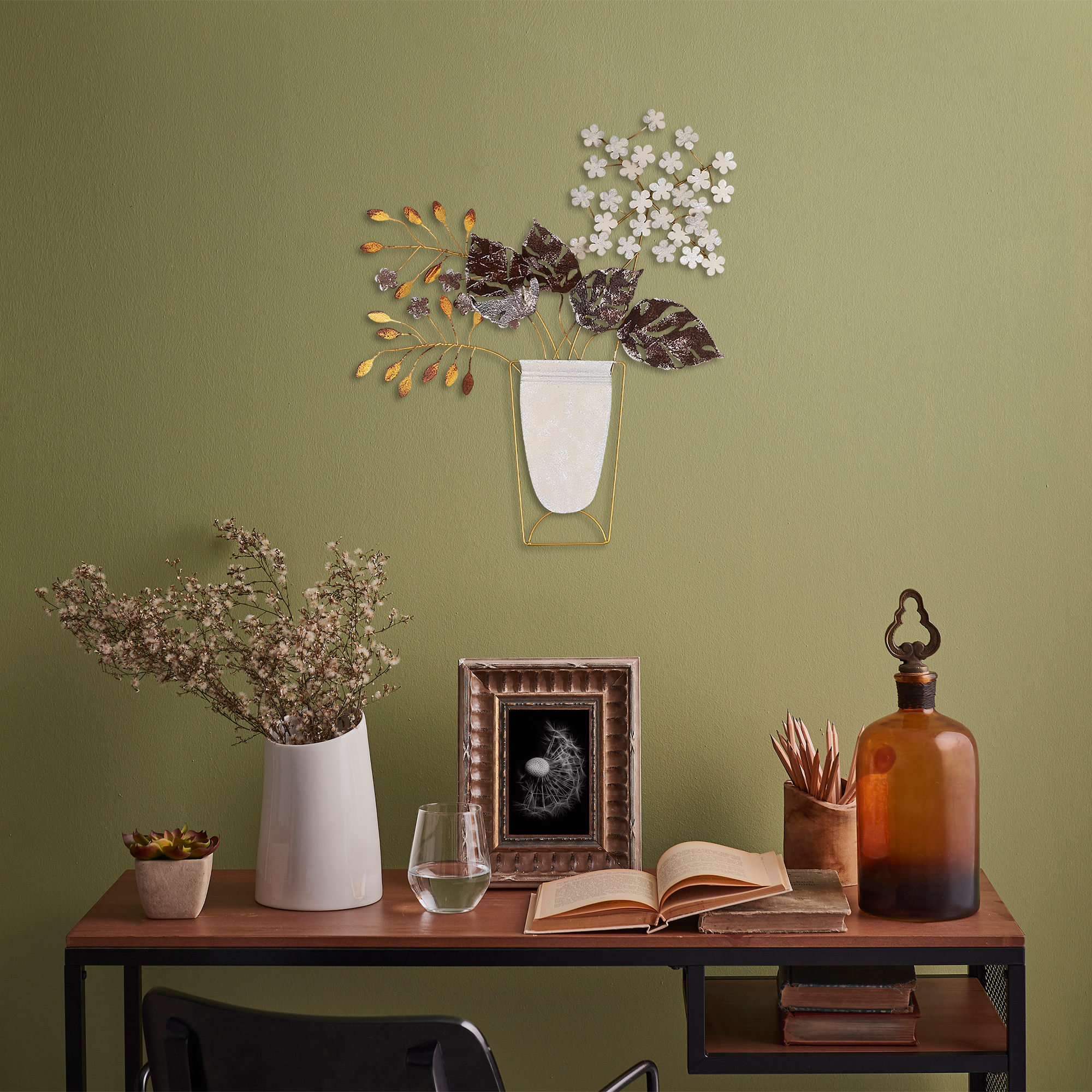 Wrought Studio™ Decorative Metal Wall Accessory | Wayfair