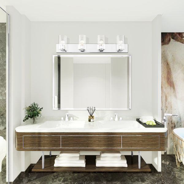 Hashtag Home Mollie 4-Light Vanity Light & Reviews | Wayfair