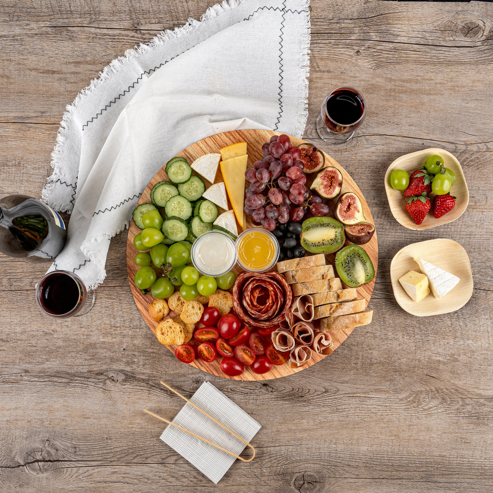 Restaurantware-Cater Tek 6.5 x 5 Inch Cardboard Food Trays, 100 Faux ...