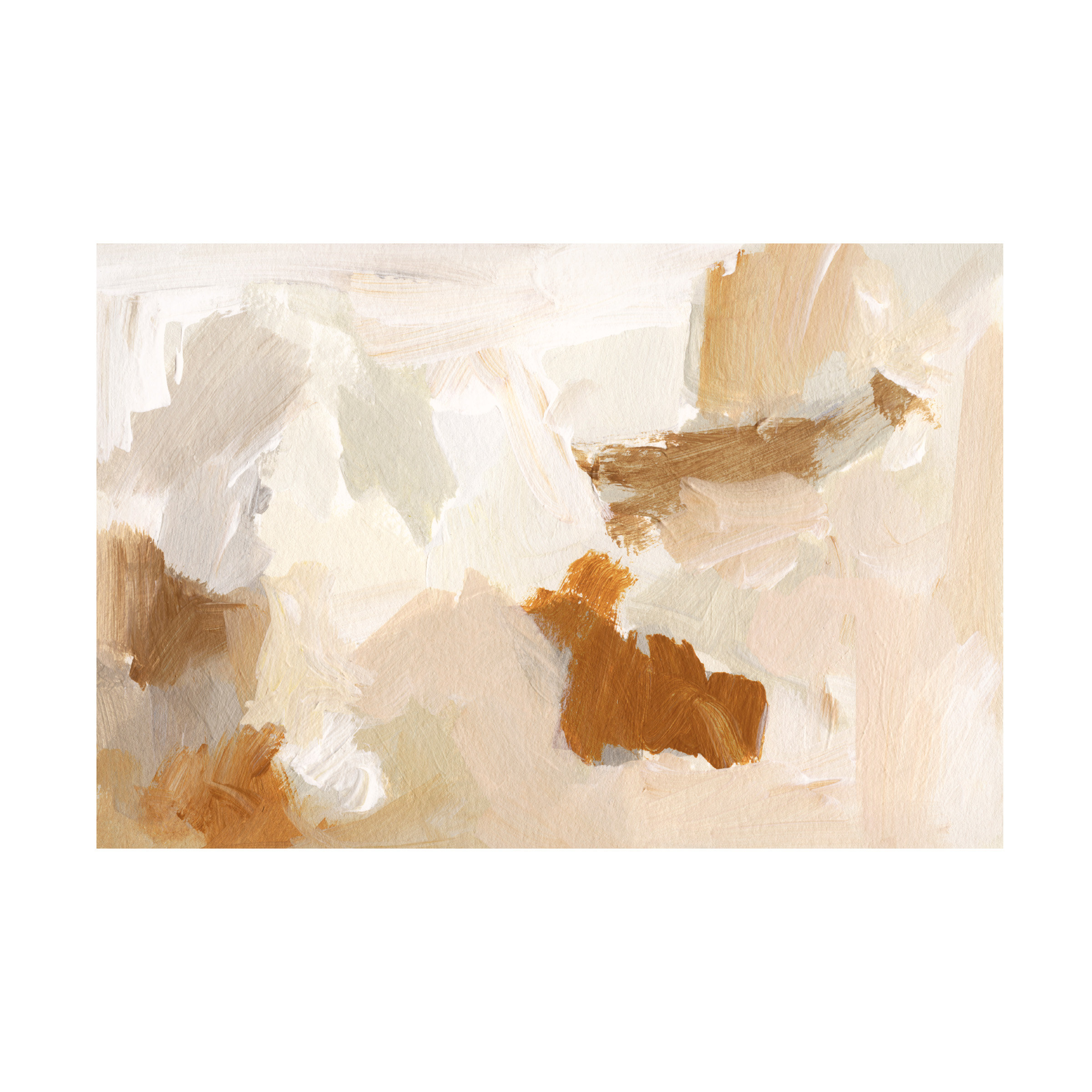 Wrought Studio™ Tawny Mix I by Victoria Barnes - Unframed Print on ...