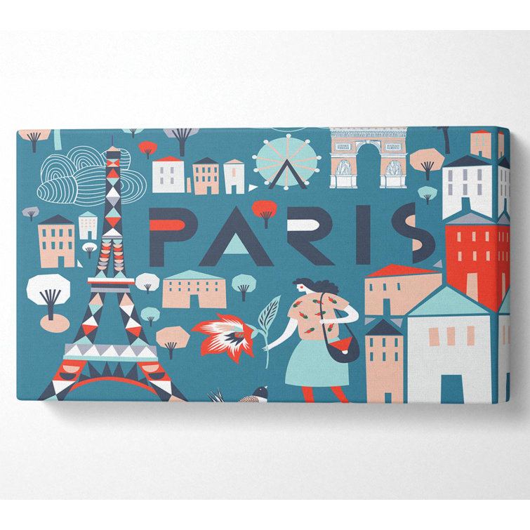 Happy Larry The Little Map Of Paris | Wayfair.co.uk