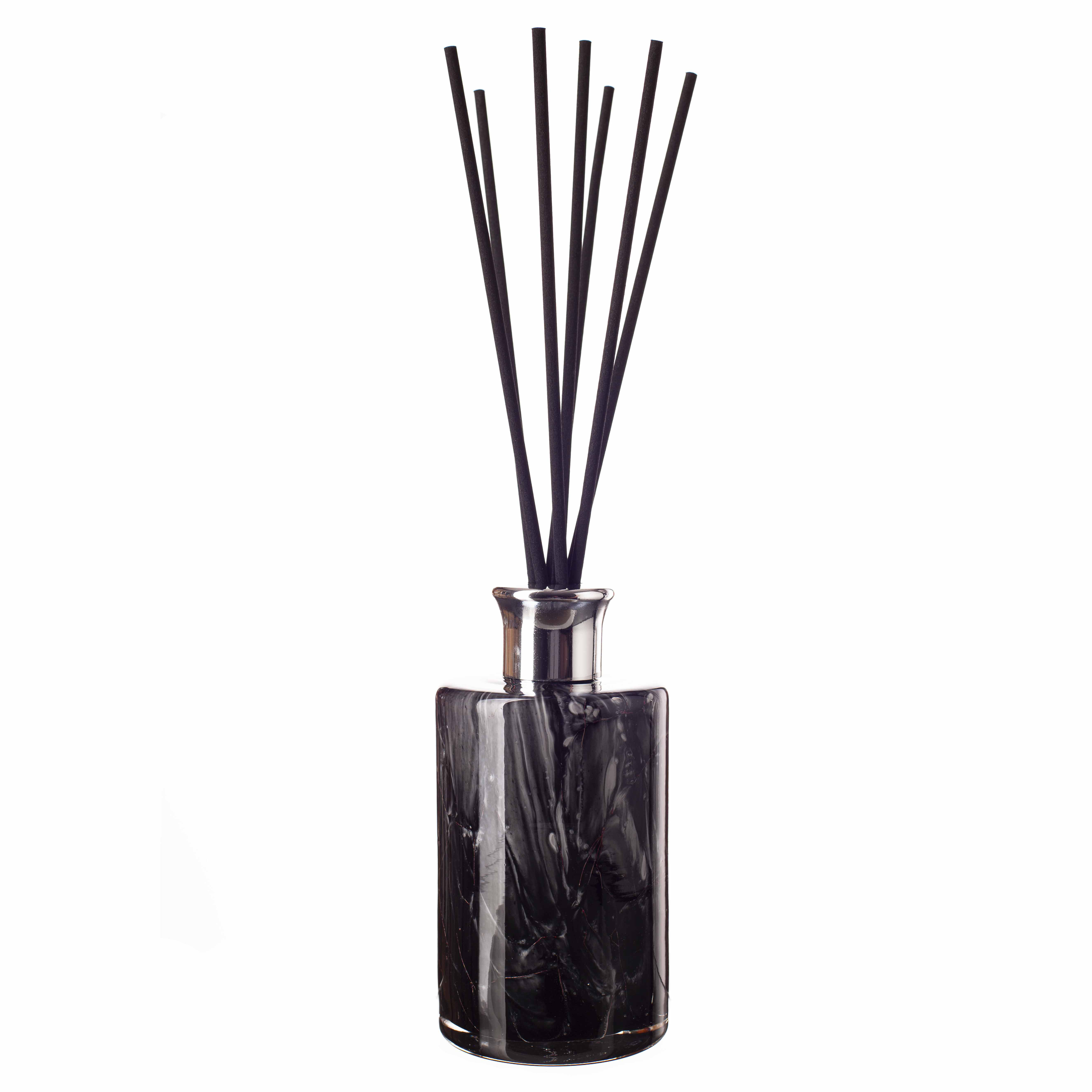 Metro Lane Medium Reed Diffuser Tall Cylinder in Black Marble | Wayfair ...