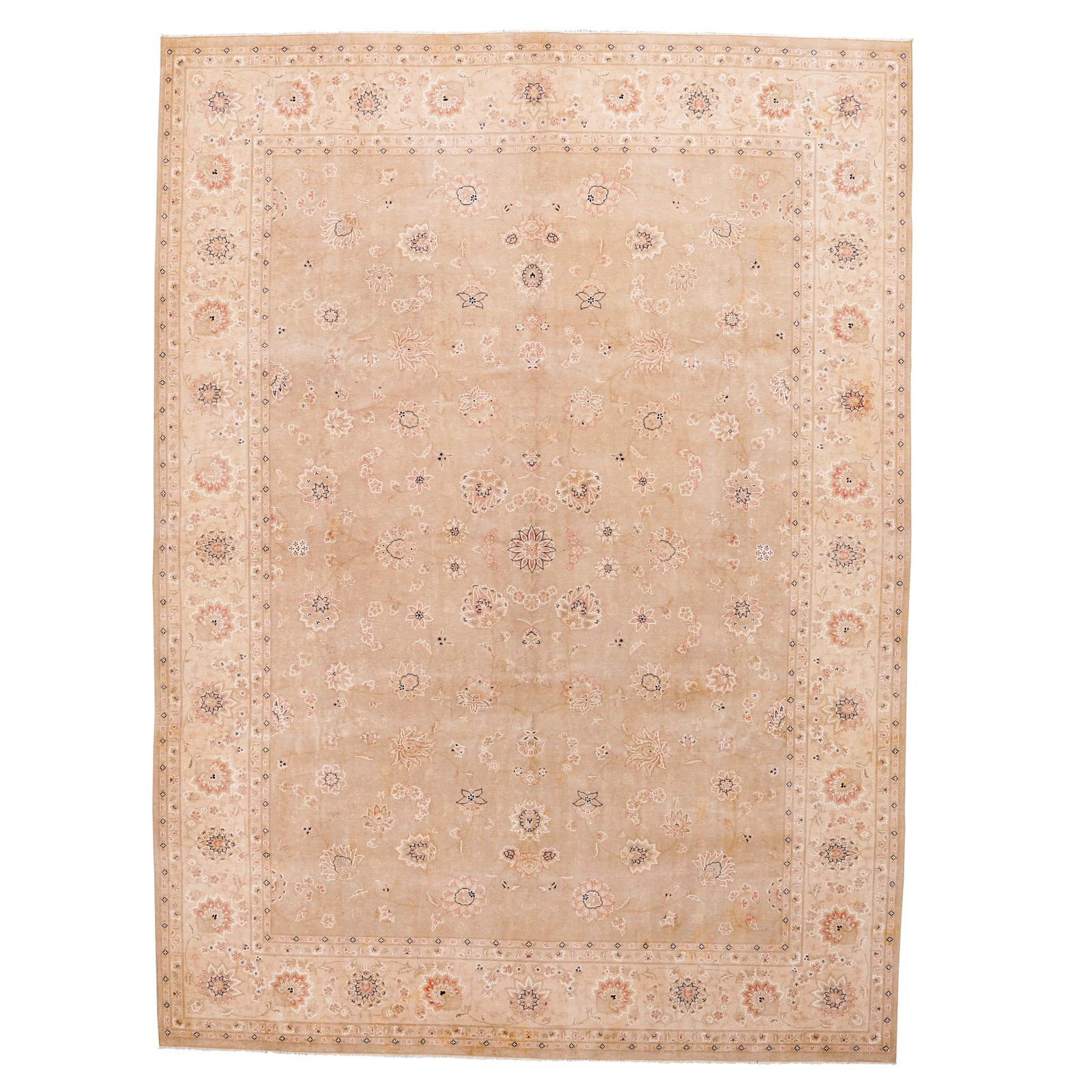 Home and Rugs One-of-a-Kind 8'6'' x 11'7'' 1990s Area Rug in Navy/Brown ...