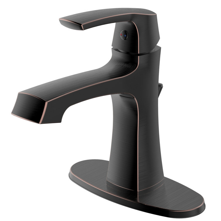 CMI Cardania Single-Hole Single-handle Bathroom Faucet with Drain ...