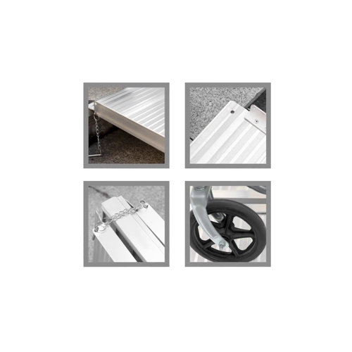 HomCom Metal Foldable Portable Ramp & Reviews | Wayfair