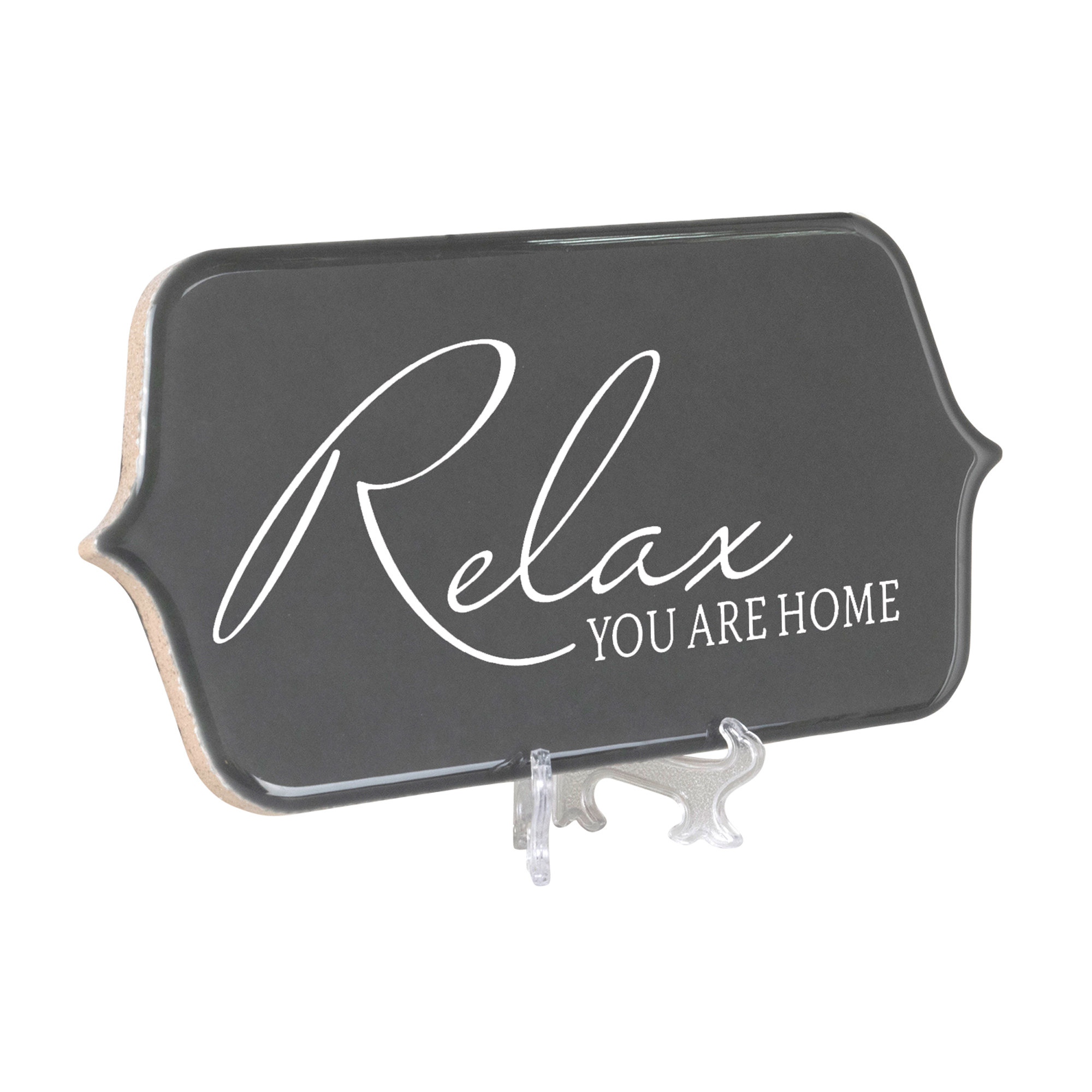 Trinx Relax, You Are Home Decorative Plaque | Wayfair