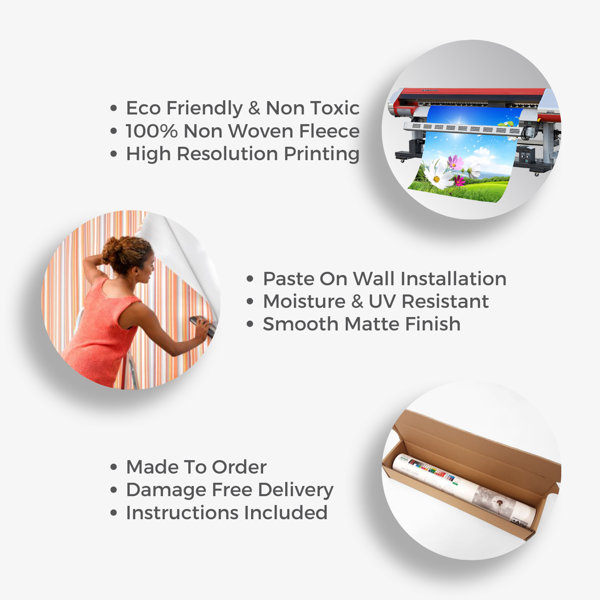 Orren Ellis Teketa Smooth Wall Mural & Reviews | Wayfair