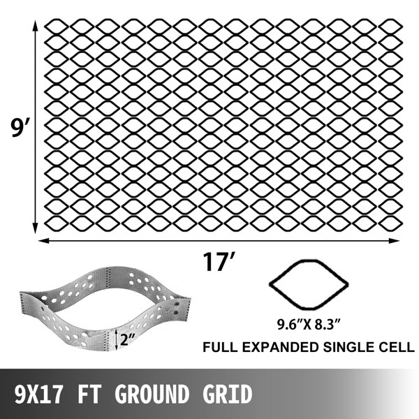 VEVOR 9x17 ft Geo Grid Ground Grid, 4 inch Height & Reviews - Wayfair ...