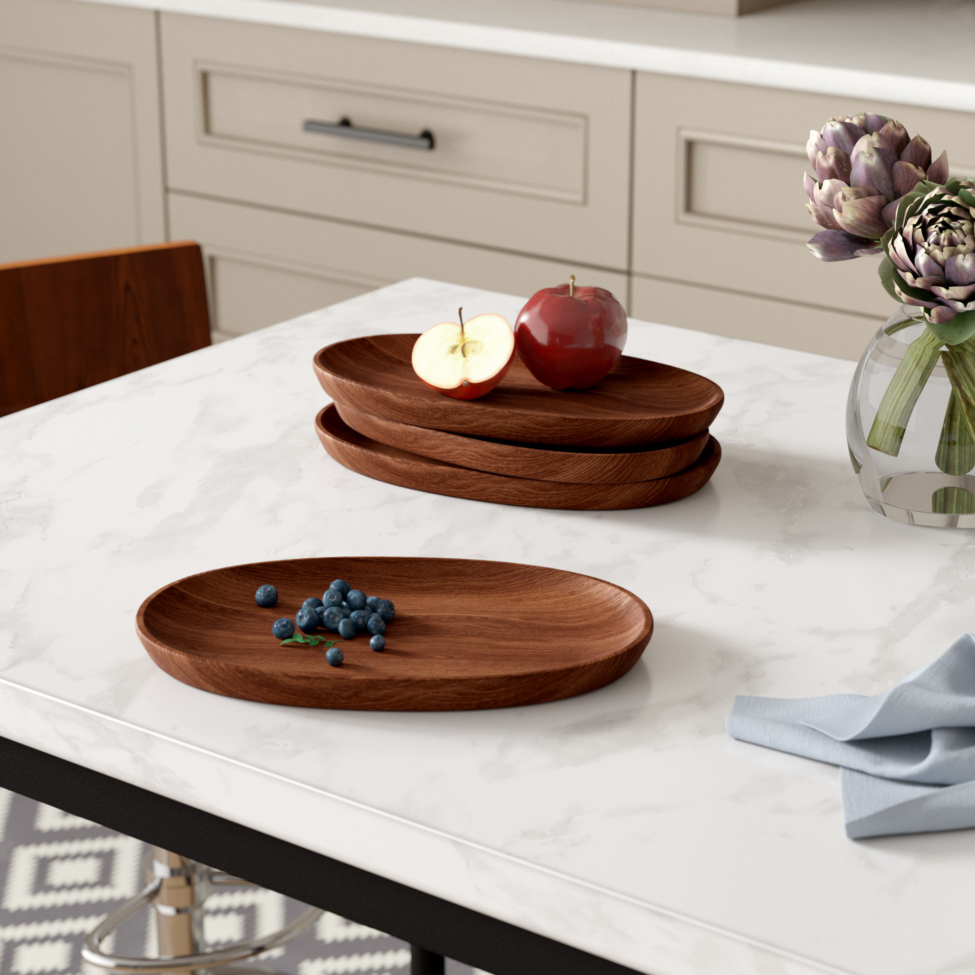 Millwood Pines Molloy 4 Piece Platter Set - Wayfair Canada