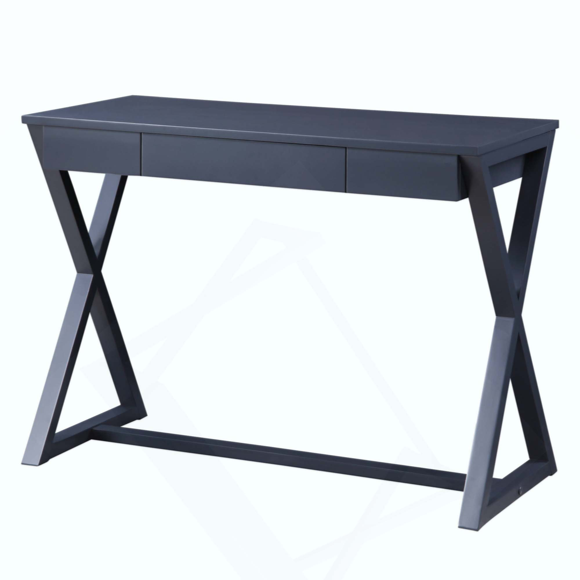 Latitude Run® Console Table With X-Shape Base And Hidden Drawer For ...
