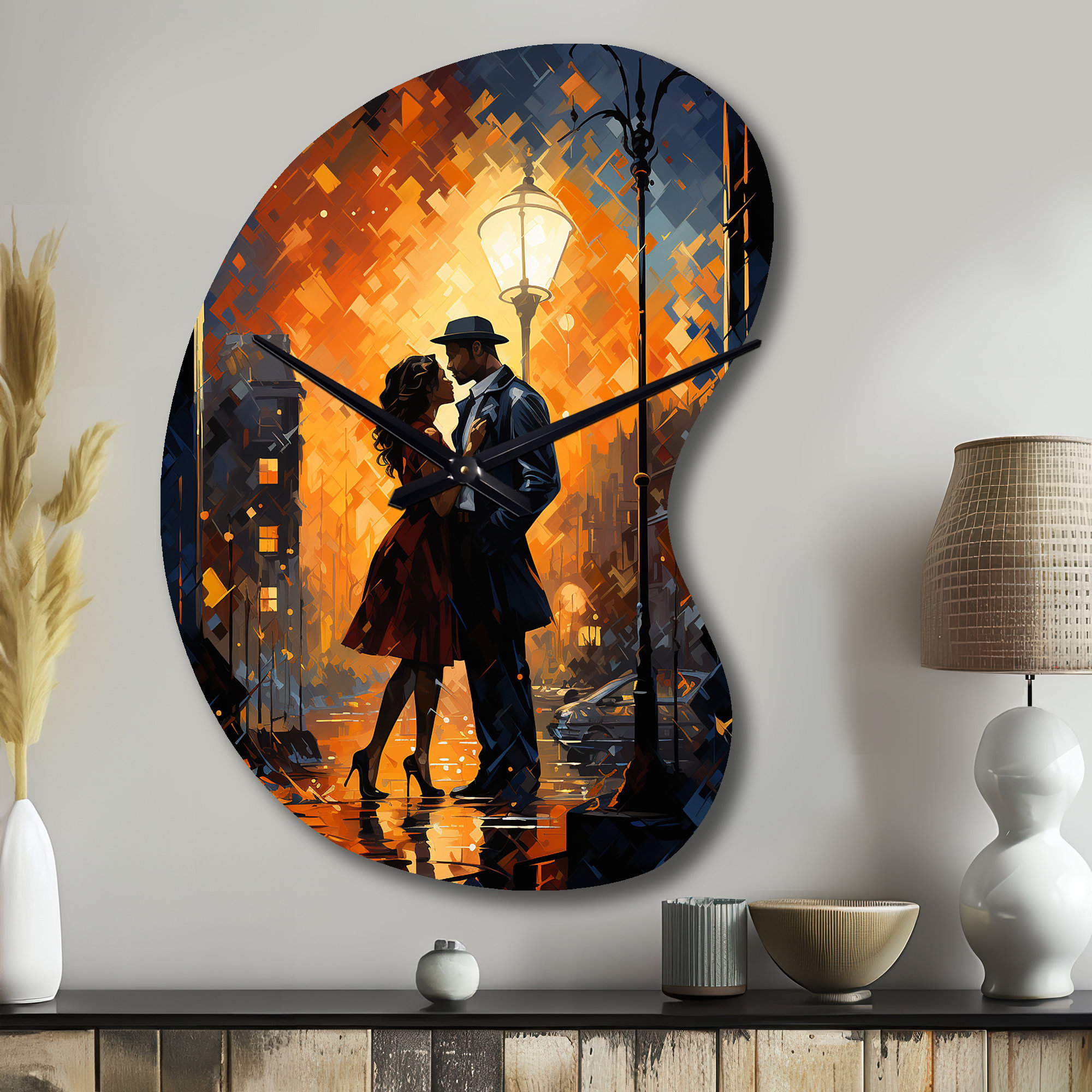 Design Art Jazz Harlem Renaissance VII - Boom Shape Decorative Yellow ...