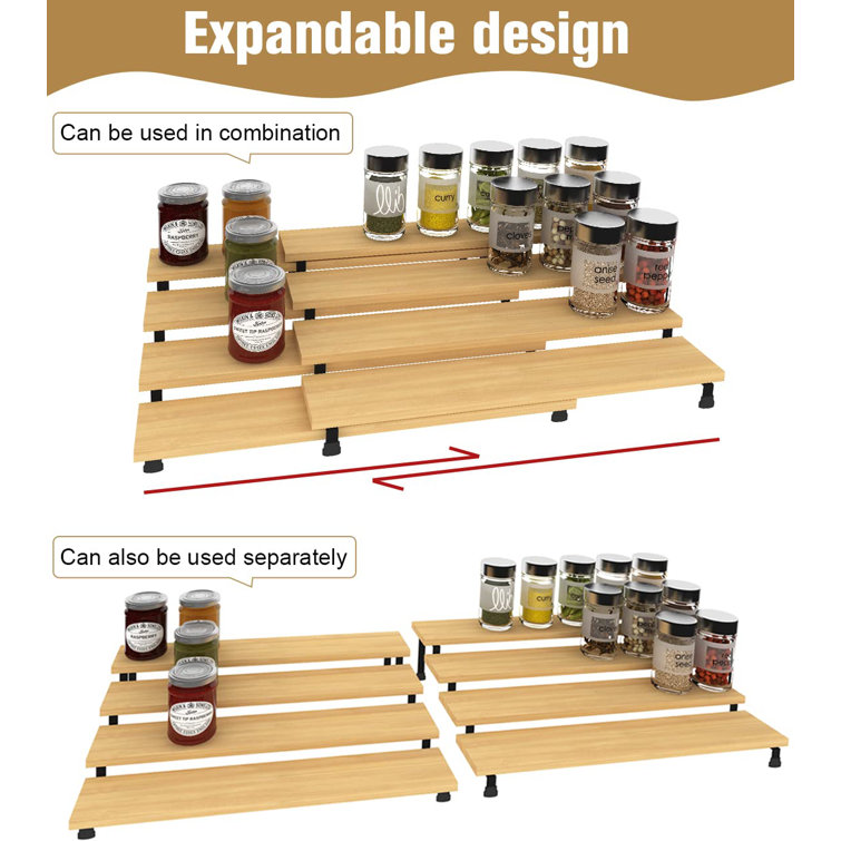 Hokku Designs Freestanding Wood Spice Rack - Wayfair Canada