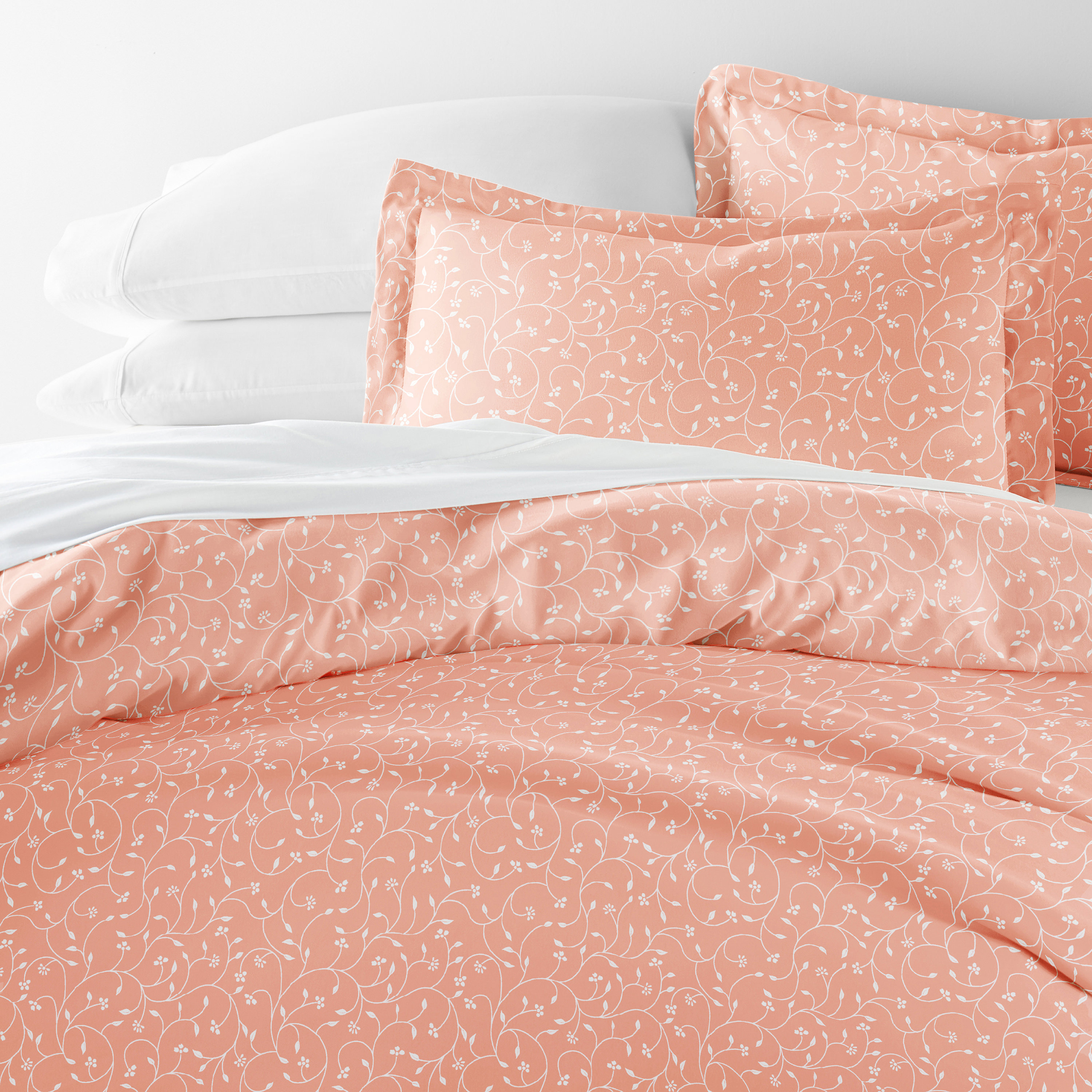 IEnjoy Home Home Pink Buds Pattern Duvet Cover Set & Reviews | Wayfair