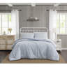Birch Lane™ Shamont Blue/White Standard Cotton Comforter Set & Reviews ...