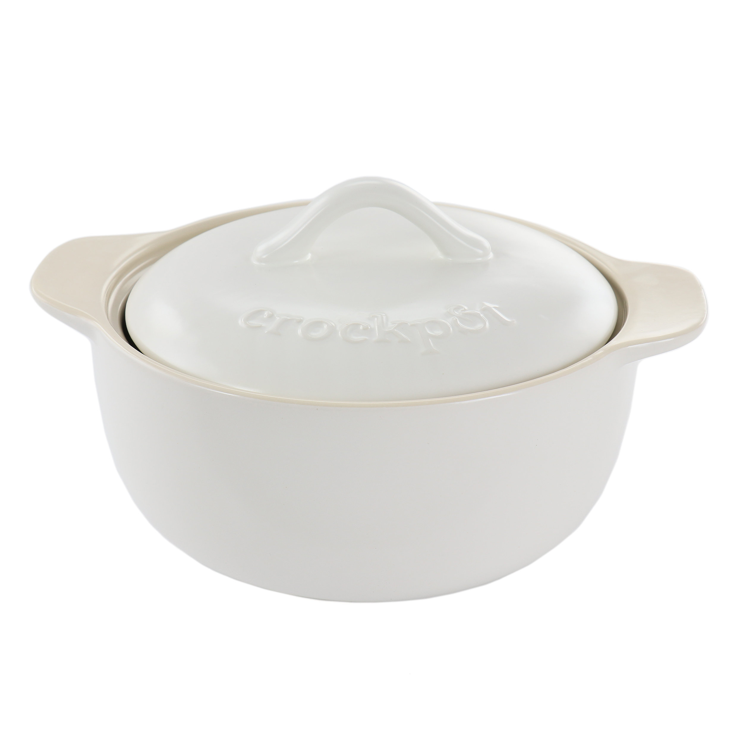 Crock-pot Stoneware Round with Lid & Reviews | Wayfair