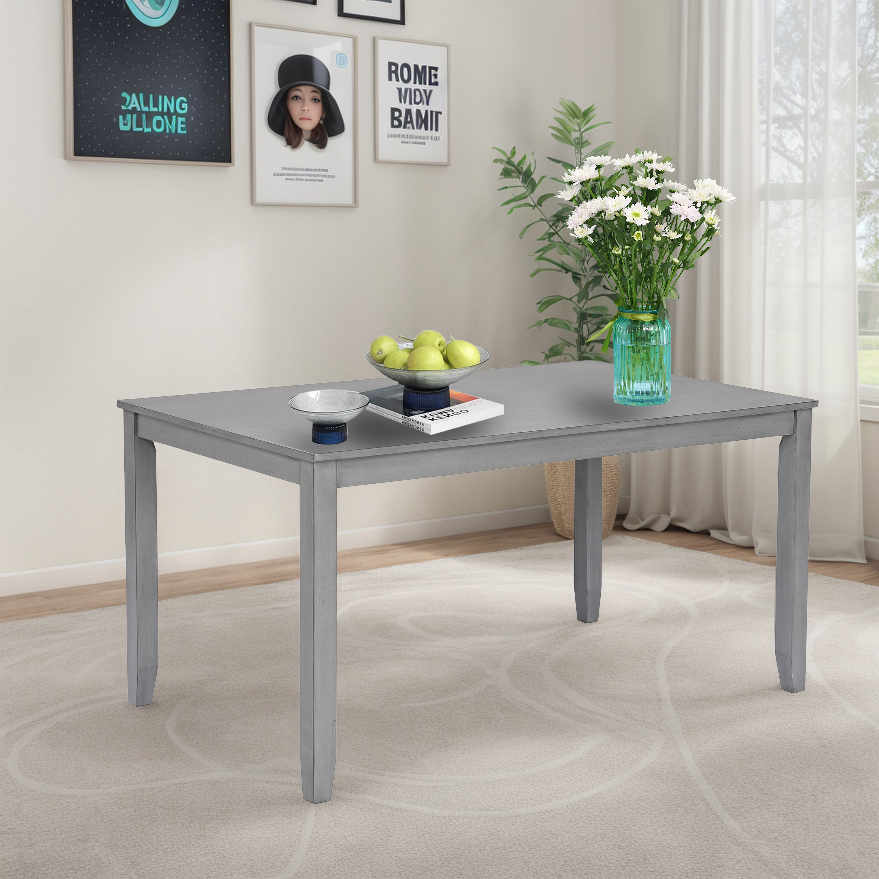Winston Porter Rectangular Dining Table | Wayfair