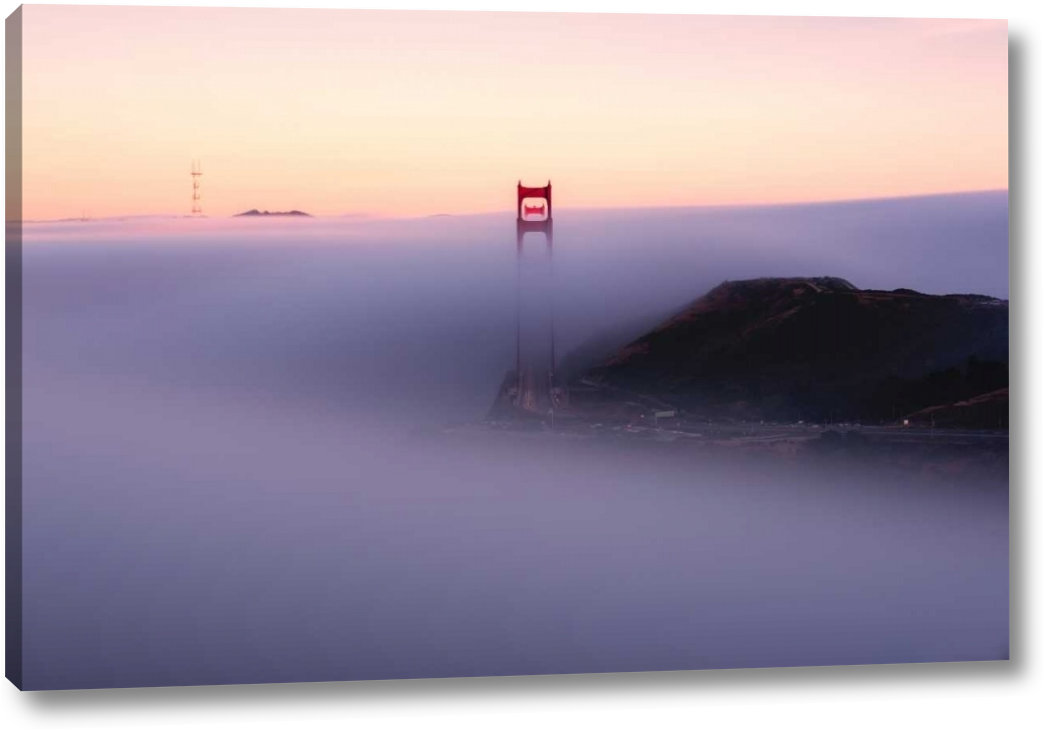 Winston Porter 'Batman Fog' Graphic Art Print on Wrapped Canvas | Wayfair