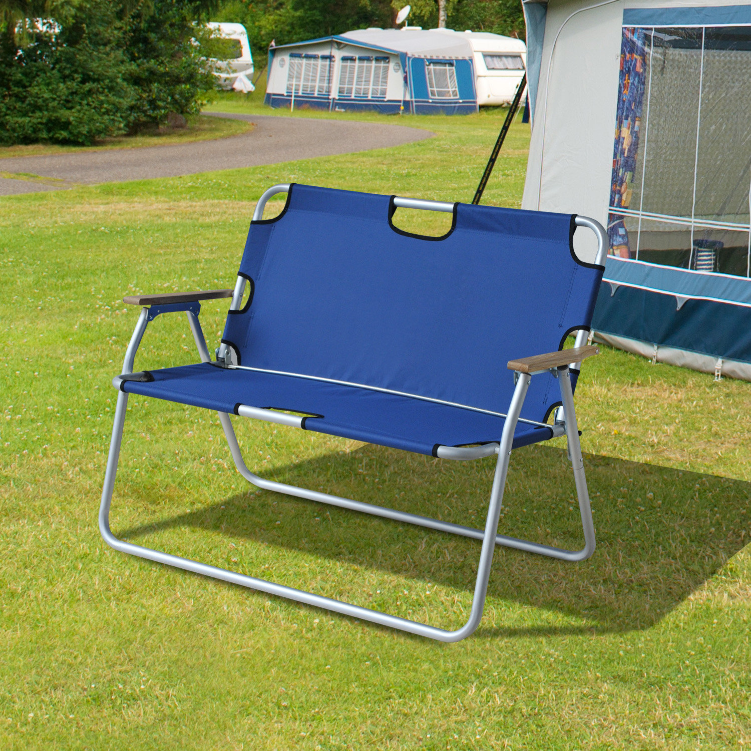 Freeport Park® Duluth Folding Camping Bench | Wayfair