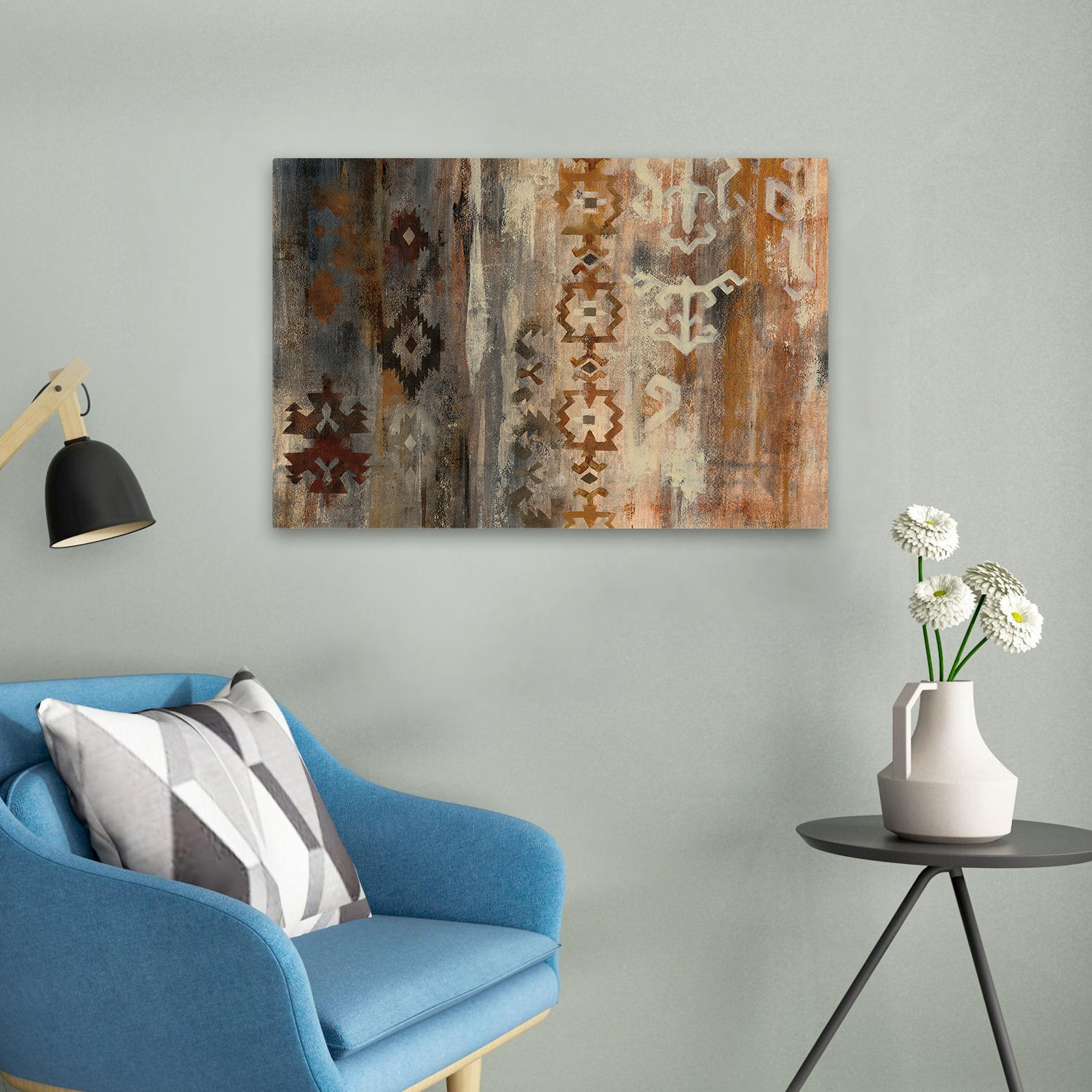 Dakota Fields Beige Brown Cream - Southwest Design II | Wayfair
