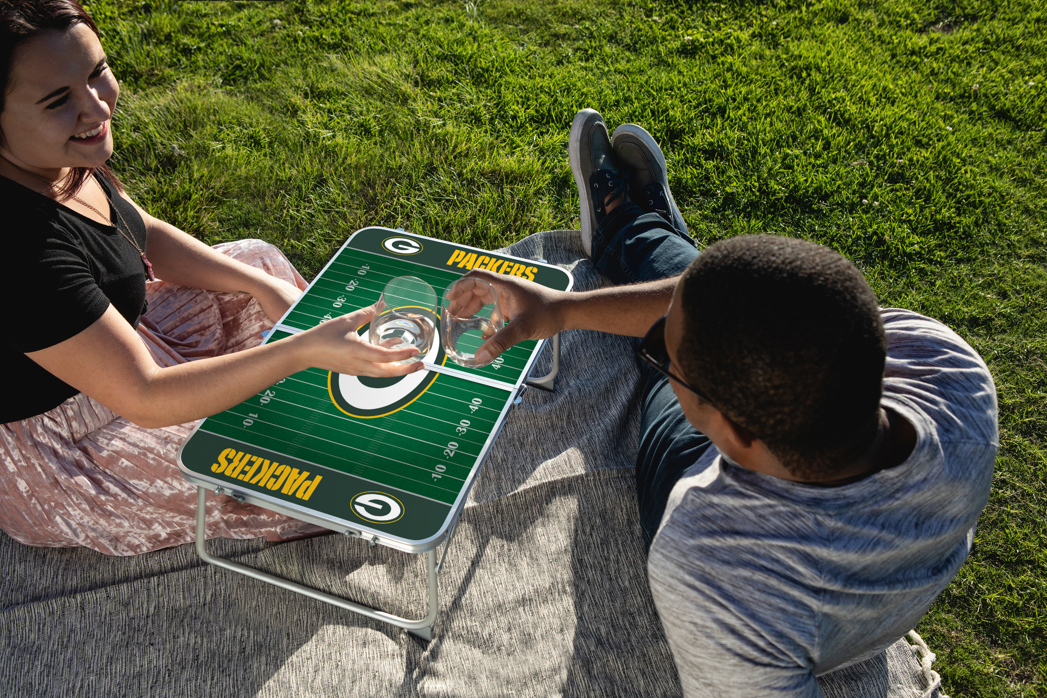 ONIVA™ NFL Green Bay Packers Concert Table Mini Portable Table | Wayfair