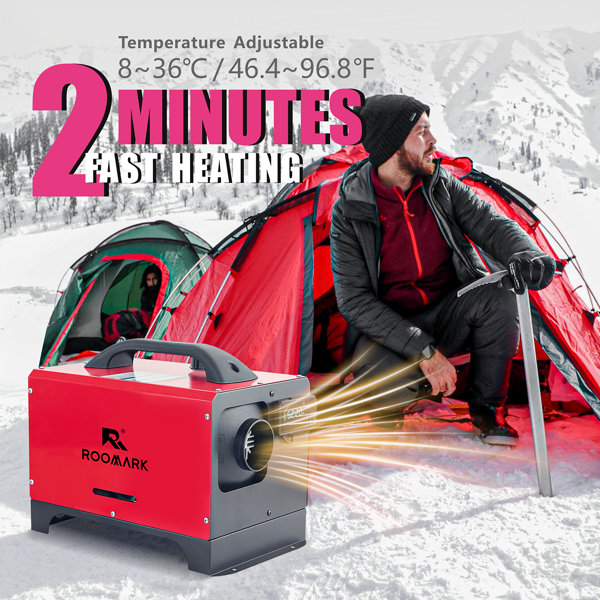 ROOMARK 12V All-In-One Portable Diesel Parking Air Heater, Parking Bunk ...