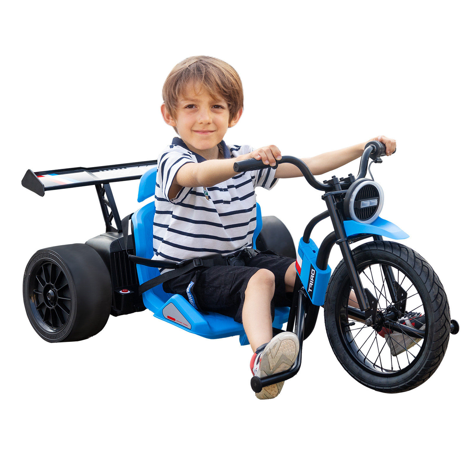gaomon 24V 14Ah Ride On 3 Wheelers For Kids, Battery Two 300W Motors ...