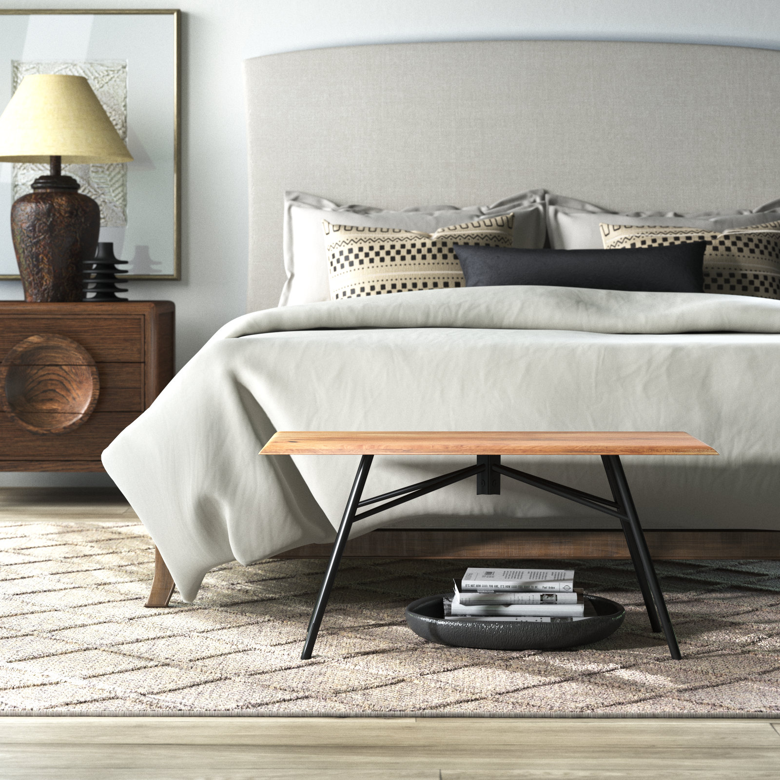 Wade Logan® Anibella Wood Bench | Wayfair