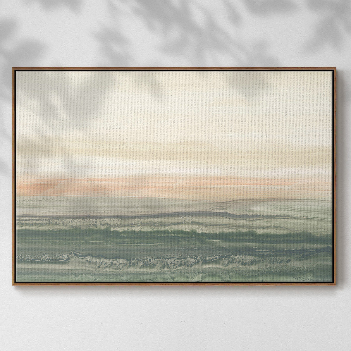 Ivy Bronx Atlantic Sunrise I Premium Framed Canvas - Ready To Hang ...