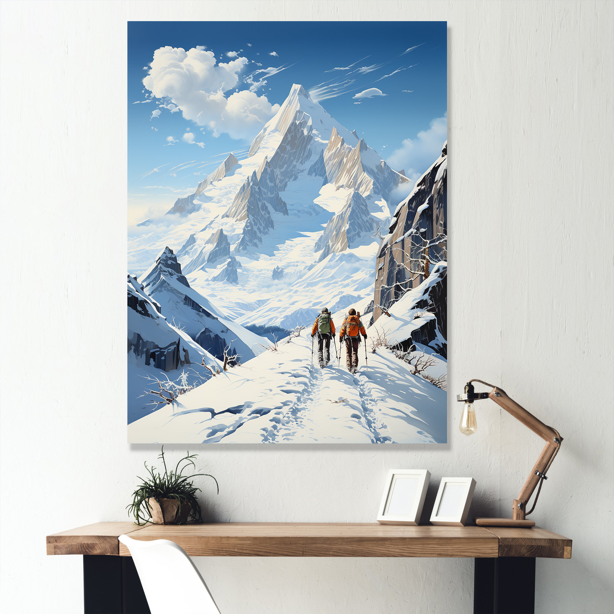 Millwood Pines French Mountain Alps Chill On Canvas Print | Wayfair