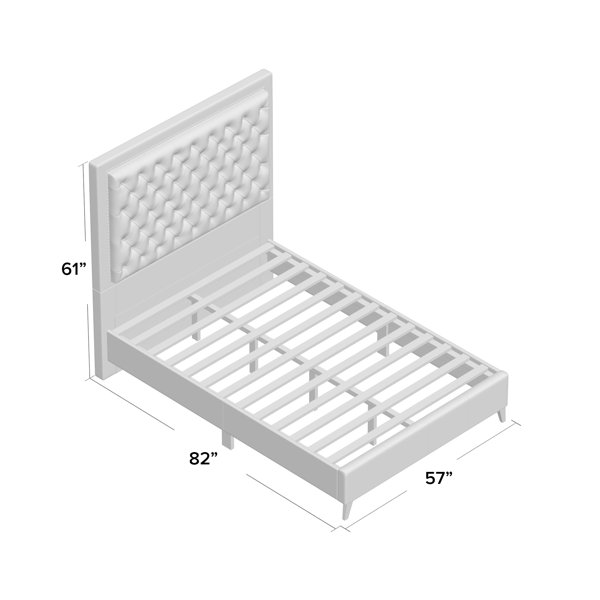 Etta Avenue™ Janiya Upholstered Platform Bed & Reviews | Wayfair