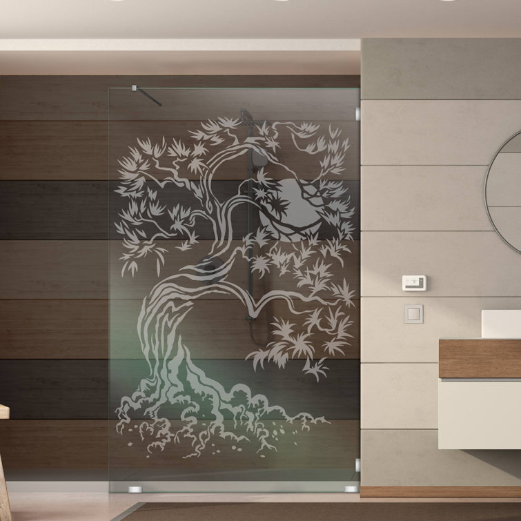 Glass-Door.us Frameless Fixed Shower Glass Panel | Wayfair