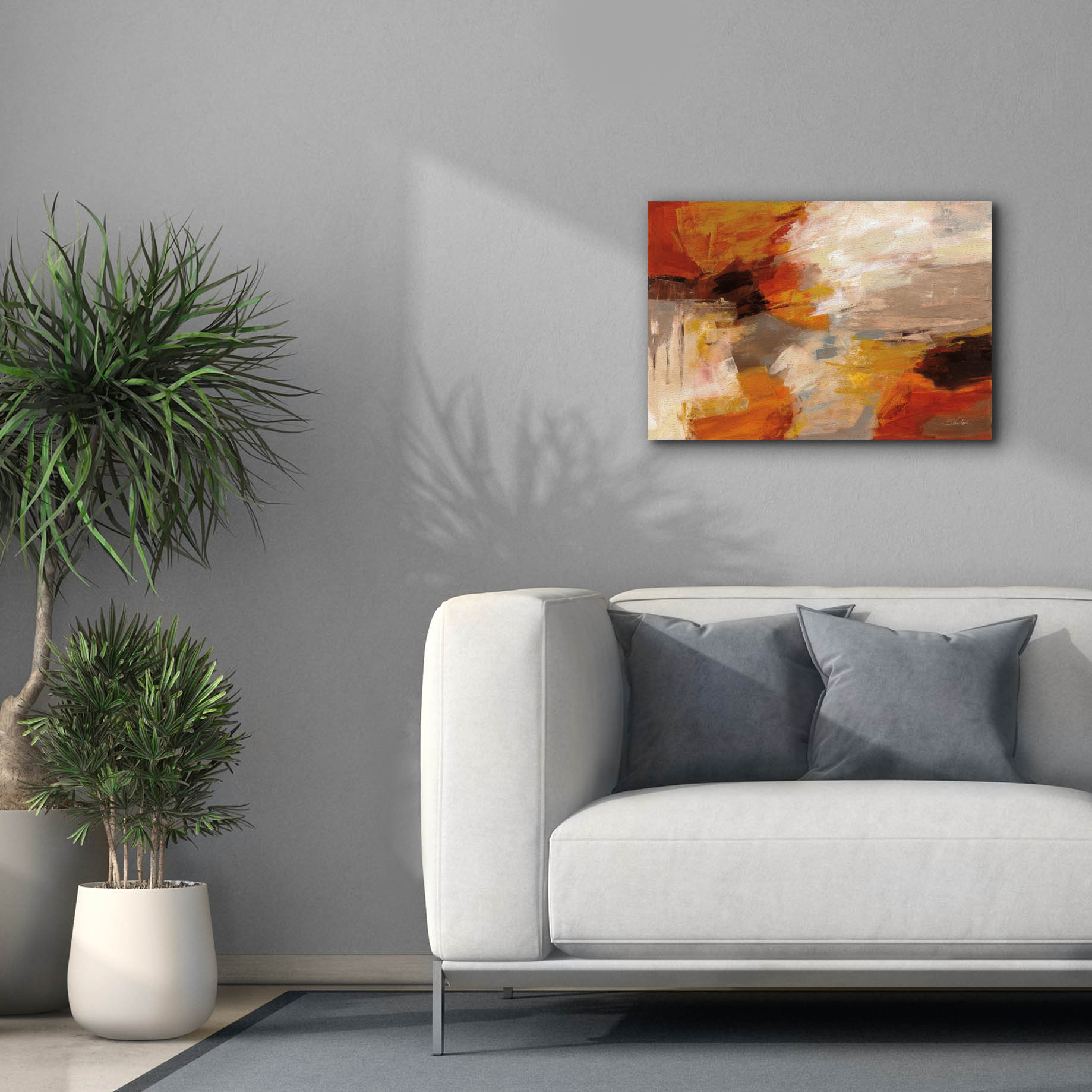 Epic Graffiti 'Falling Leaves' by Silvia Vassileva Canvas Wall Art, 26 ...