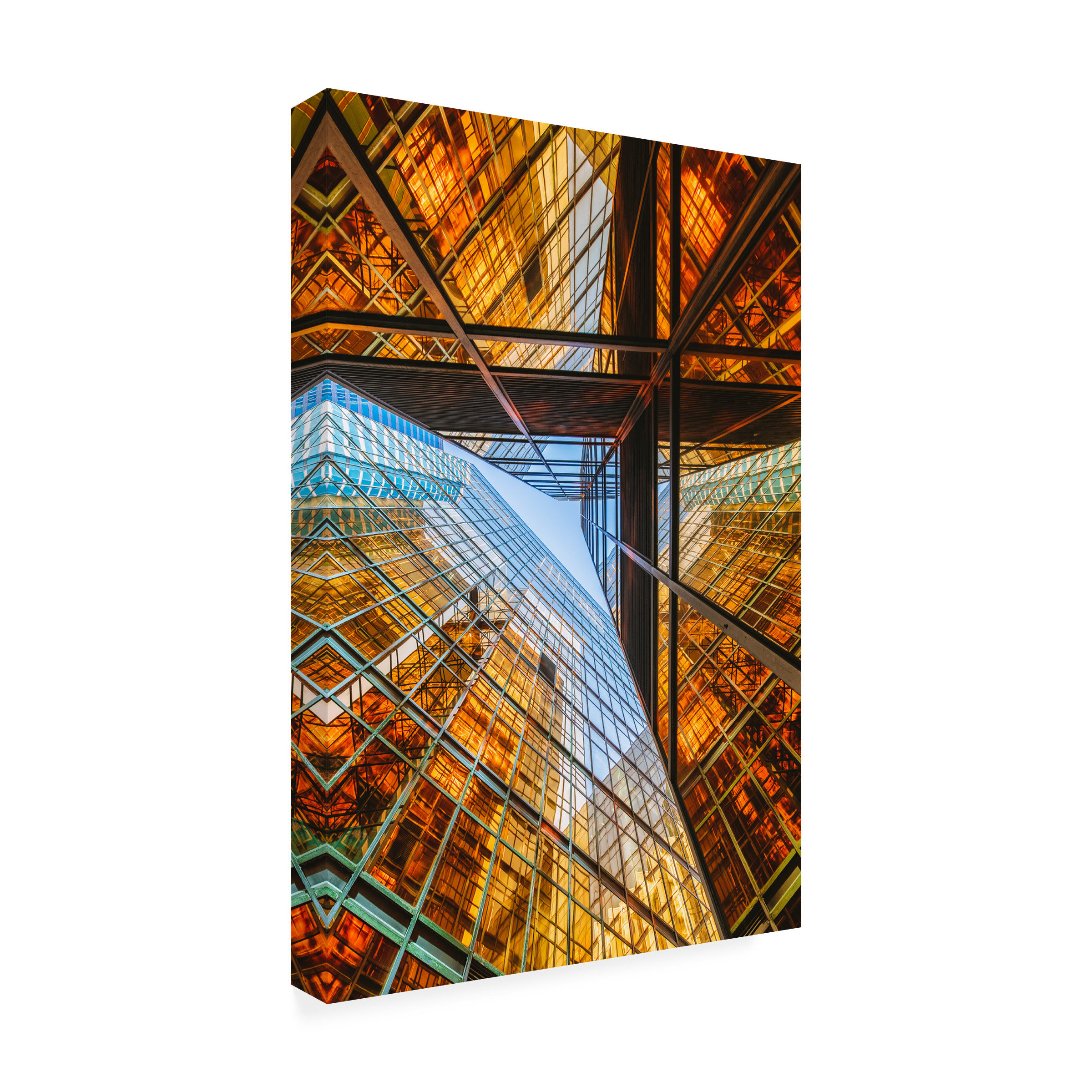 Latitude Run® Kevin Jiang Golden Triangle Canvas Art | Wayfair