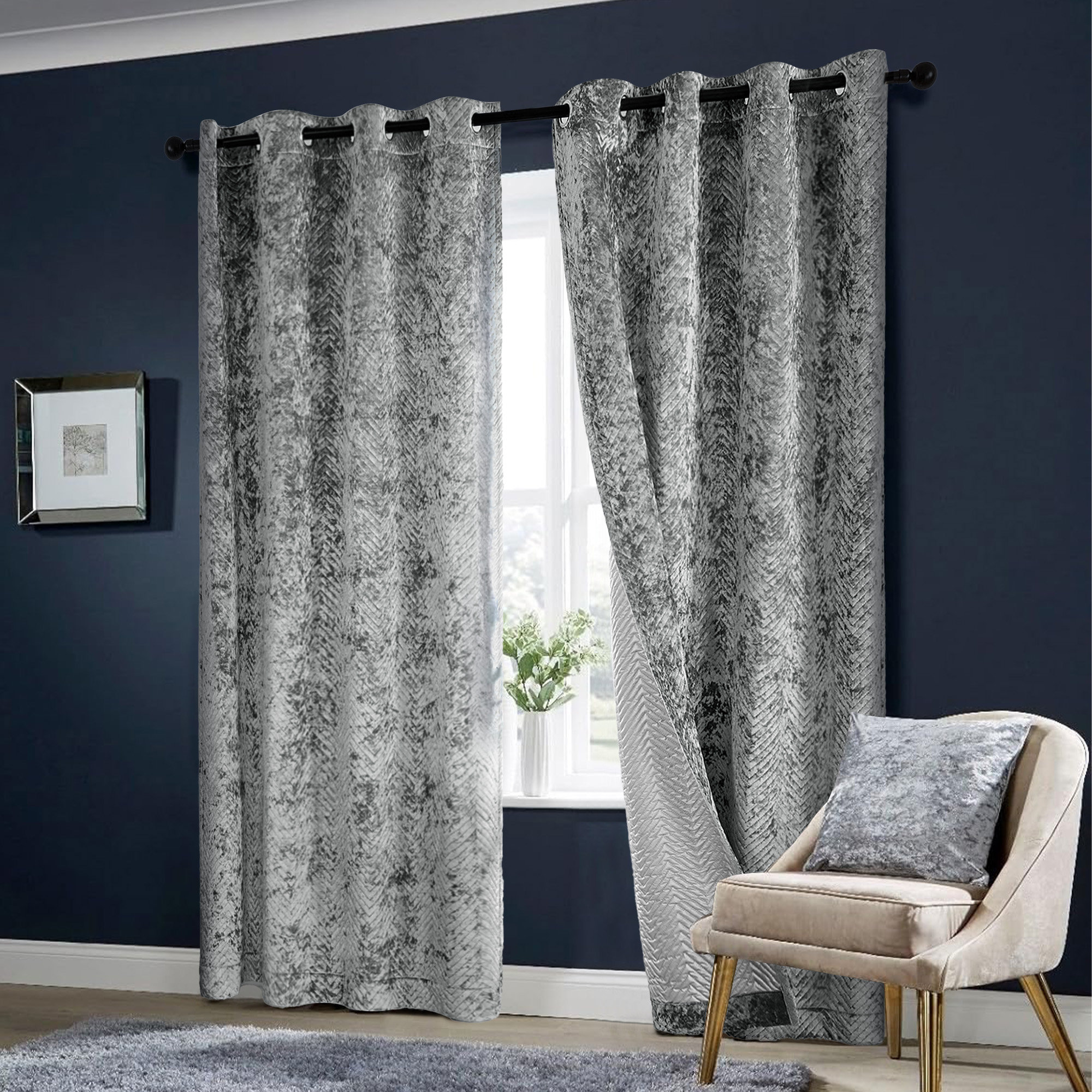 Winston Porter Thermal Insulated Windproof Thicken Winter Curtain Panel ...