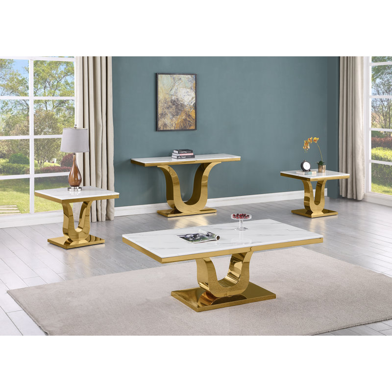Everly Quinn Haji 3 - Piece Living Room Table Set | Wayfair
