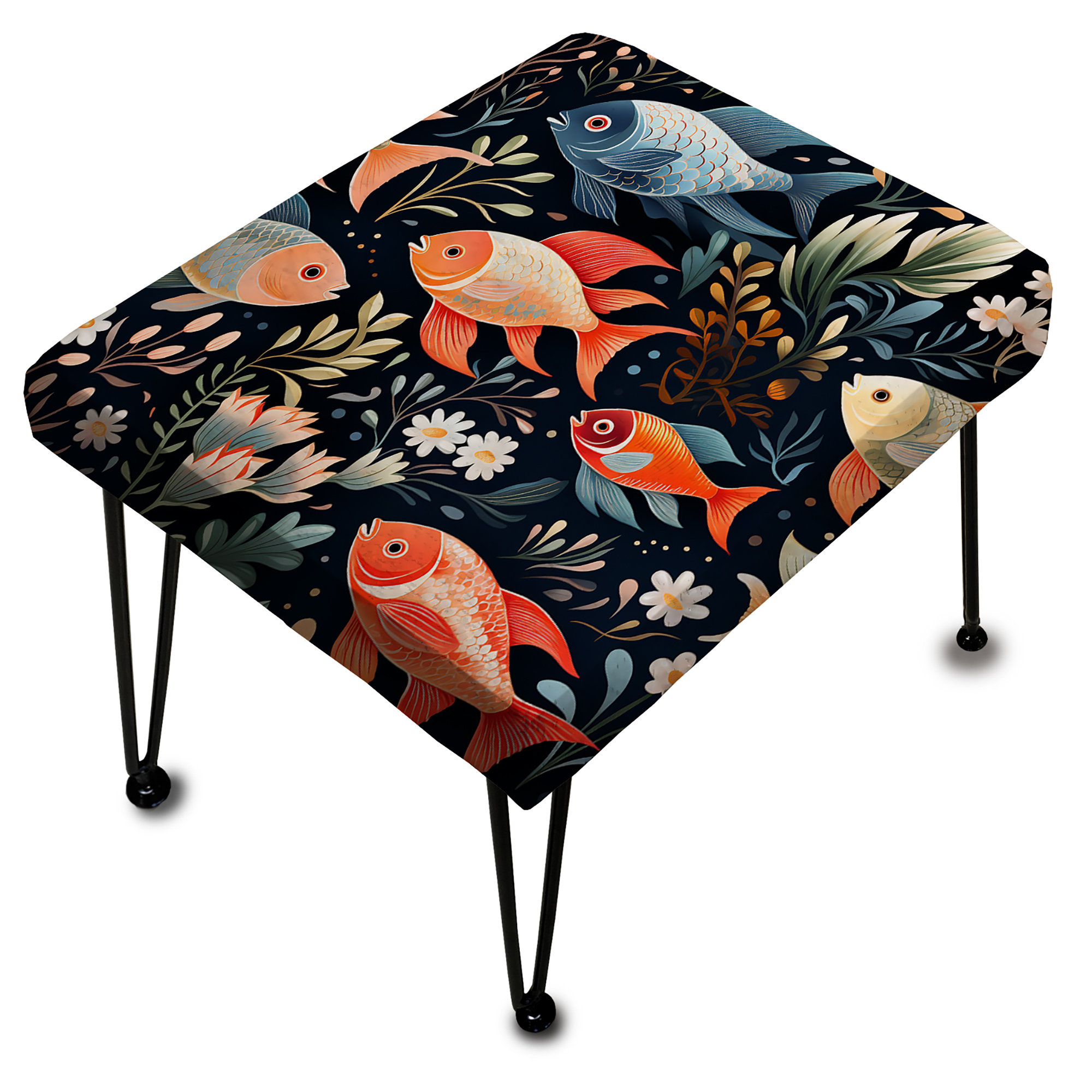 East Urban Home Stillings - Fish Blue And Multicolor Ocean - Animal ...