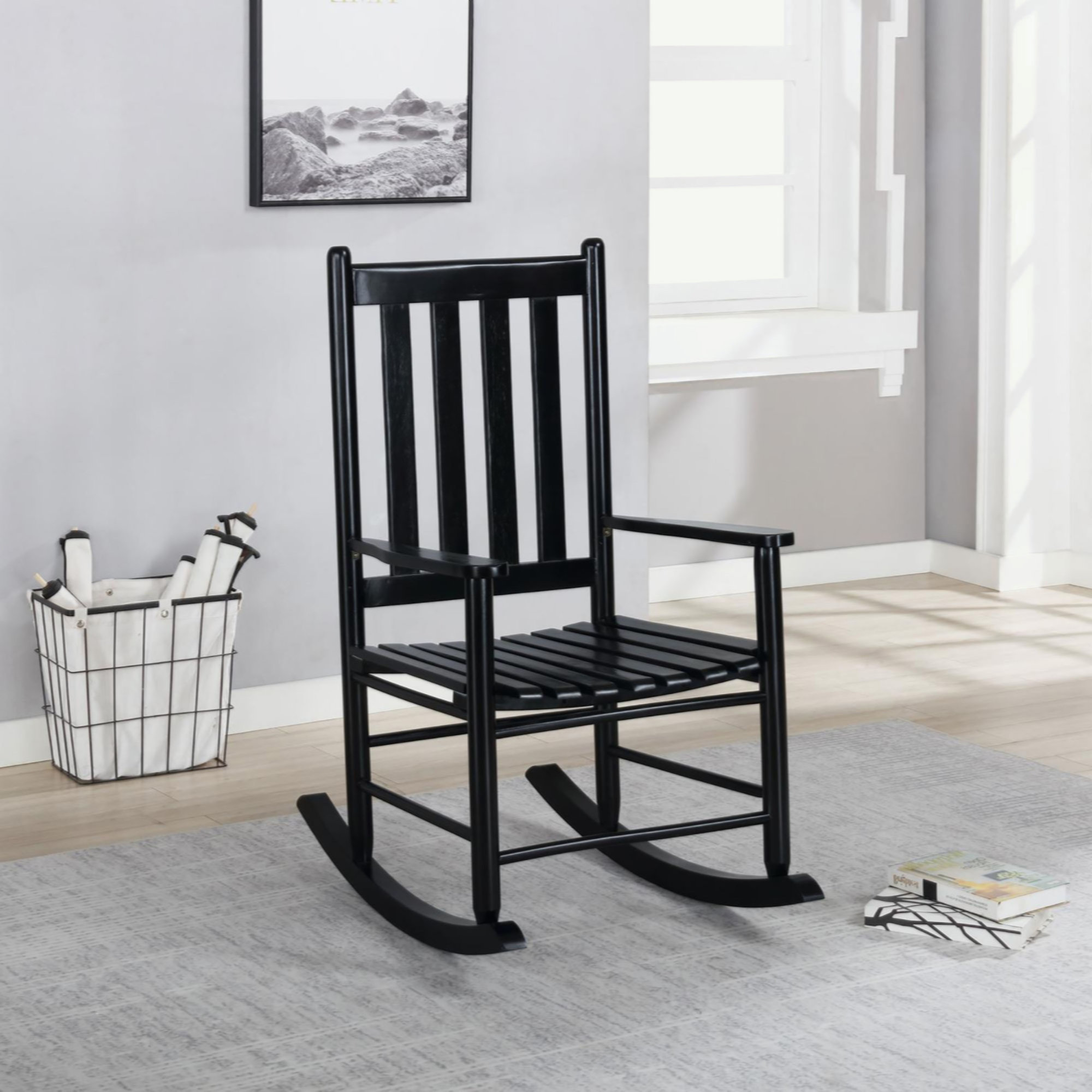 Lark Manor™ Slat Back Rocking Chair - Wayfair Canada