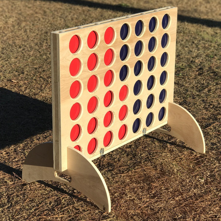 WestGeorgiaCornhole Giant Four in a Row Game Set & Reviews | Wayfair