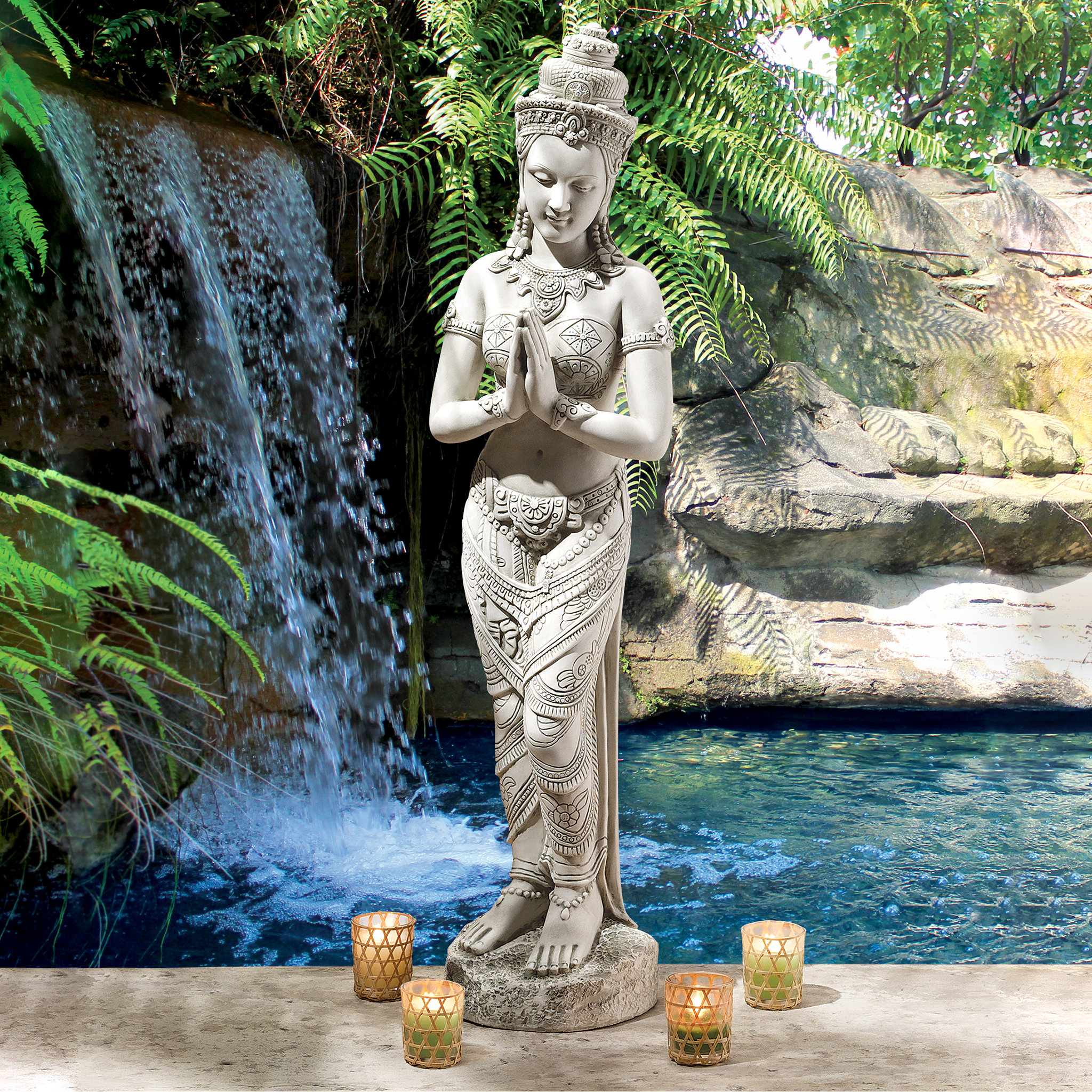 Design Toscano Thai Teppanom Beautiful Being Statue & Reviews - Wayfair ...