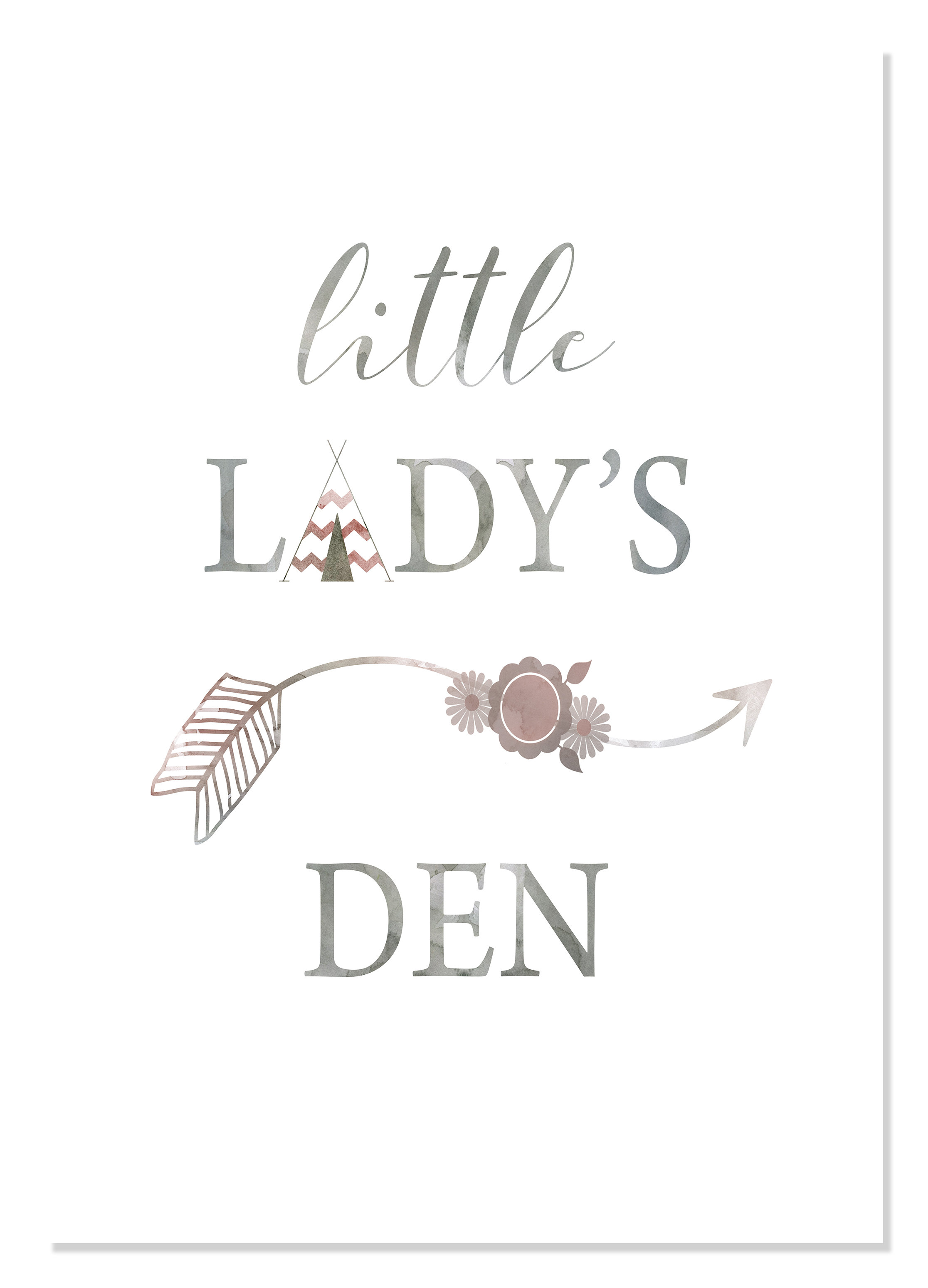 Casa Fine Arts Rolled Little Lady Den Arrow Paper Print - Wayfair Canada