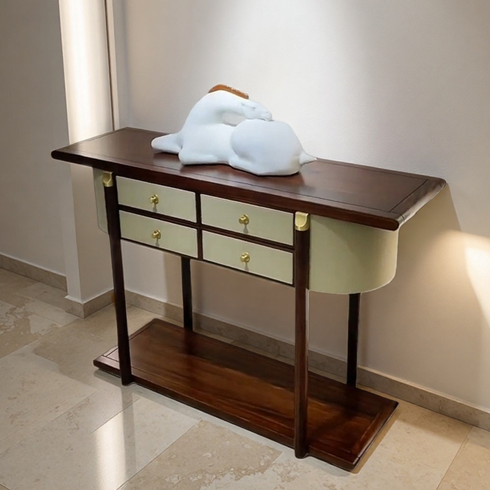 Wildon Home® New Chinese Style Solid Wood Entryway Table | Wayfair