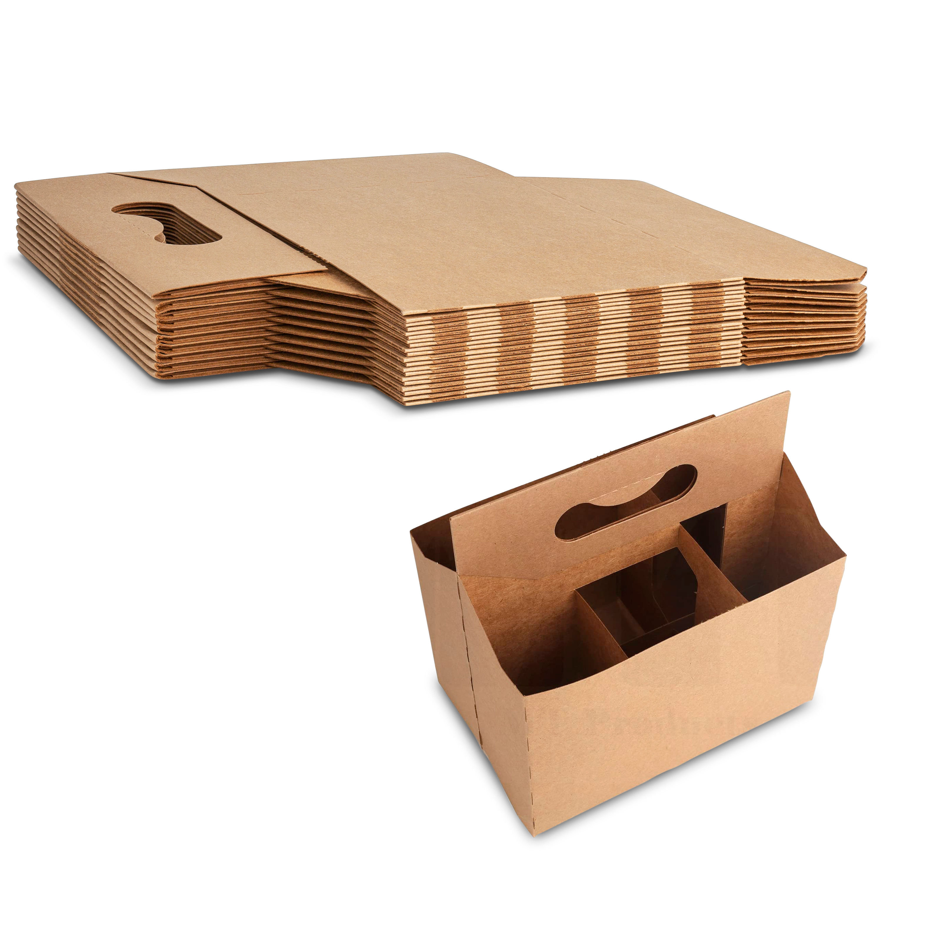 Mt Products Brown Cardboard 6 Pack Drink Carrier/bottle Holder | Wayfair