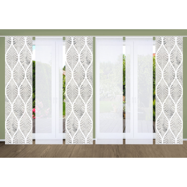 East Urban Home Polyester Semi Sheer Track Insert Sliding Panel ...