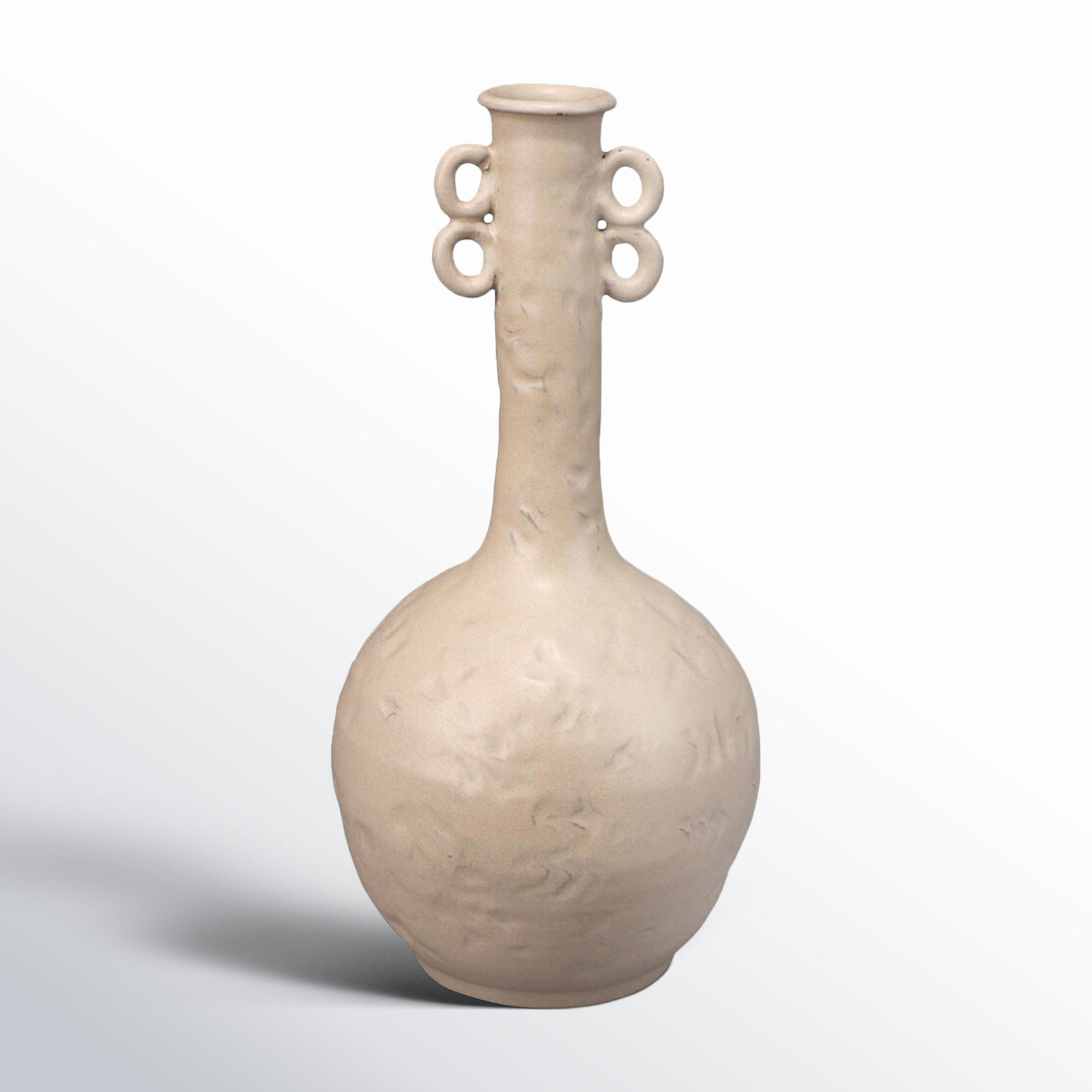 AllModern Abell BEIGE 13.75'' Ceramic Table Vase | AllModern