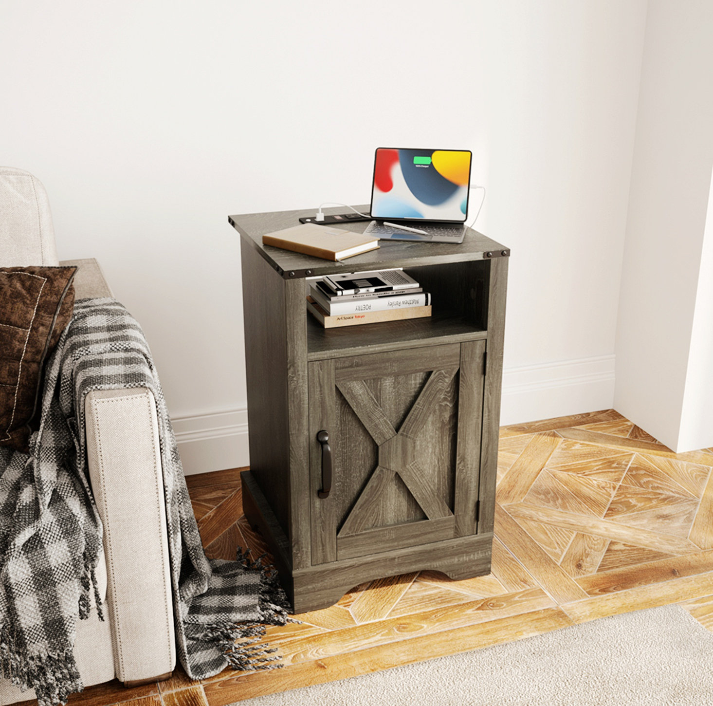 August Grove® Cavide Nightstand | Wayfair